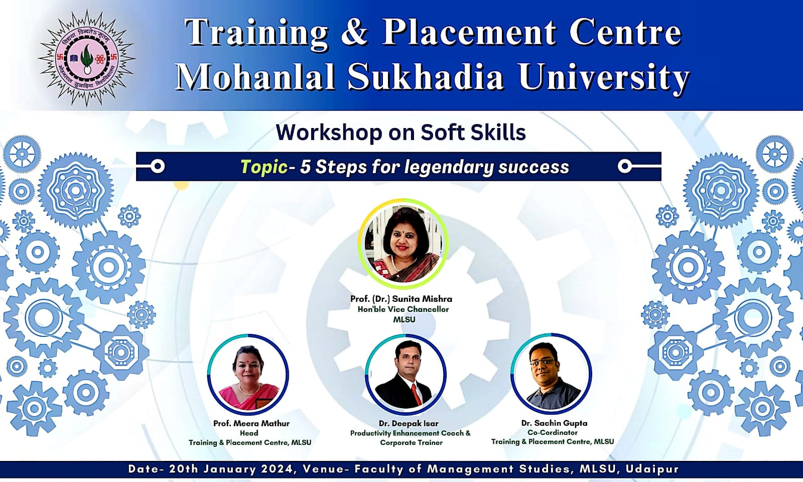 Photo Gallery :: Mohan Lal Sukhadia University